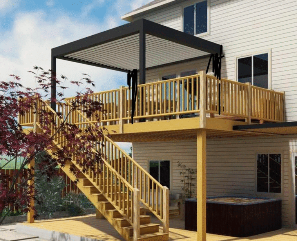 Is It Safe To Mount A Heavy Pergola On A Raised Deck? A Structural ...